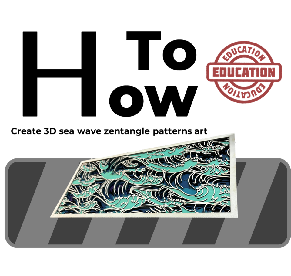 # How to create 3D zentangle patterns art – Makeblock