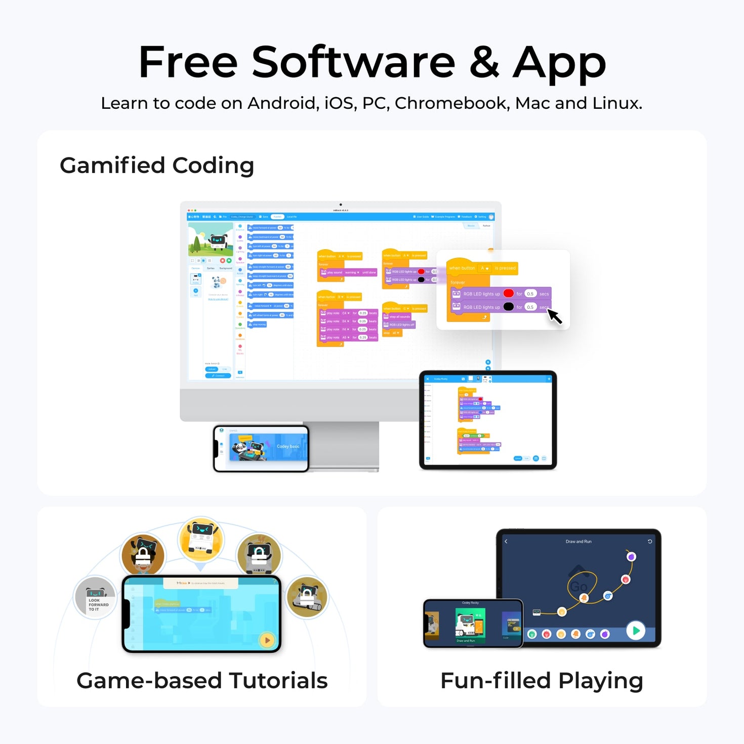Buy Codey Rocky: Cute Robot Toy for Kids | Makeblock