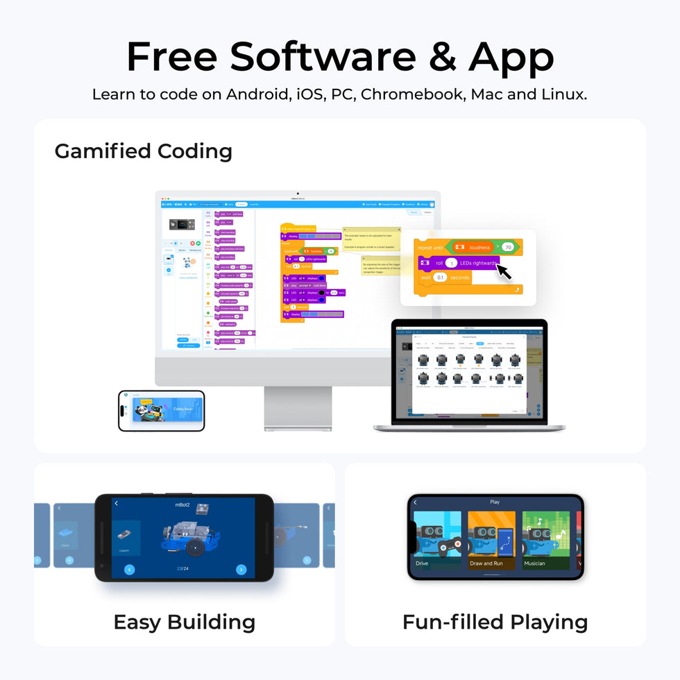 Buy mBot2 Rover: AI Robotics Kit for STEM Learning | Makeblock