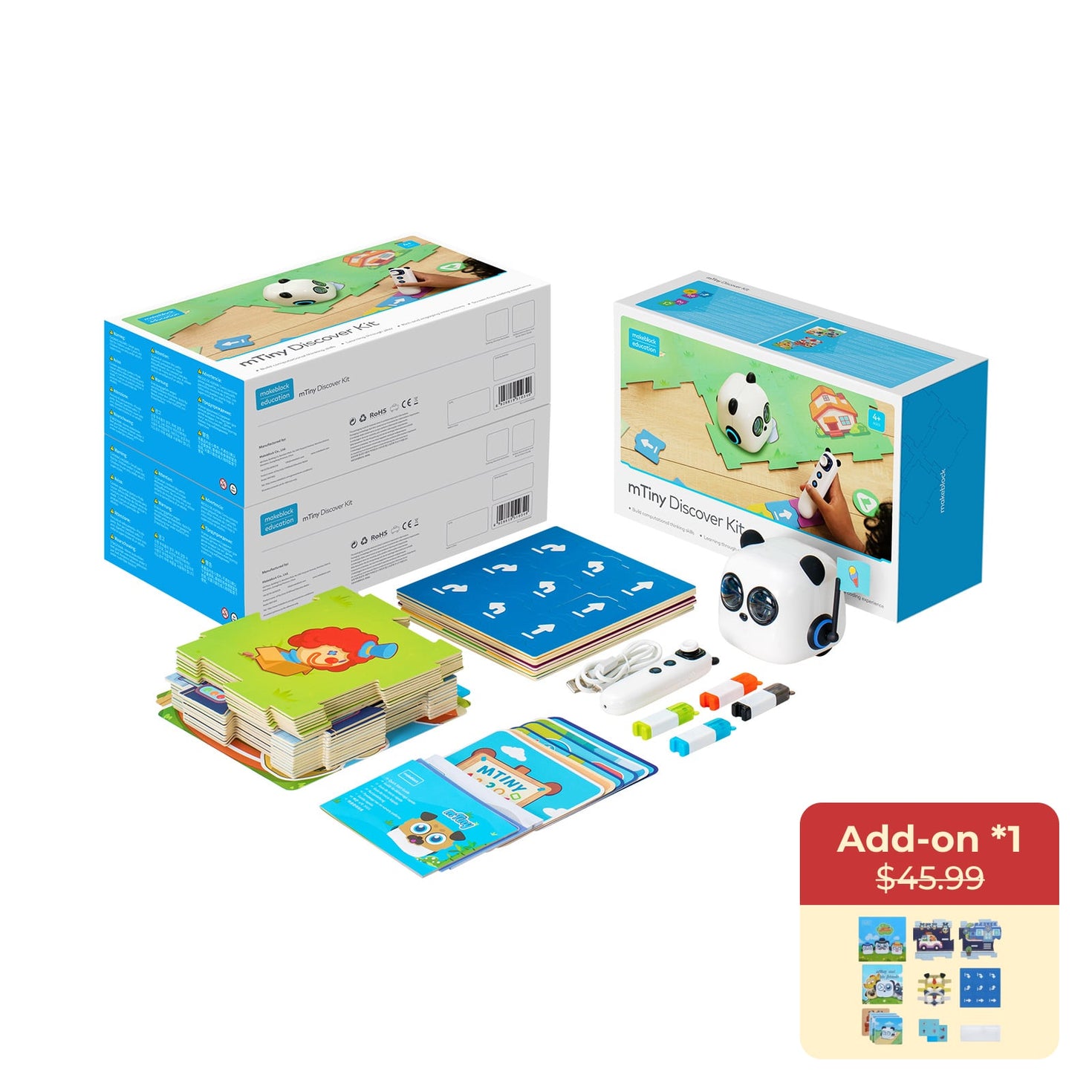 Buy mTiny: Cute Panda Robot for kindergarten toddler | Makeblock