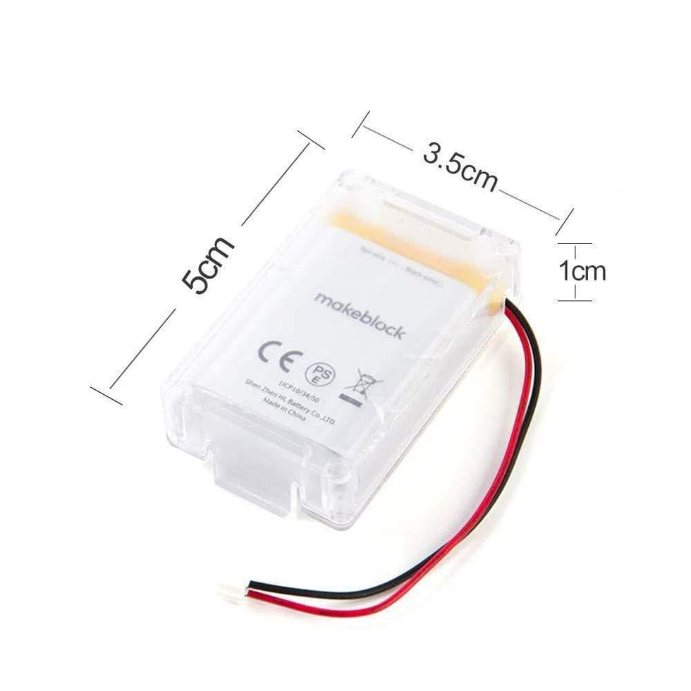 Rechargeable Li-polymer Battery for mBot Robot Kit – Makeblock
