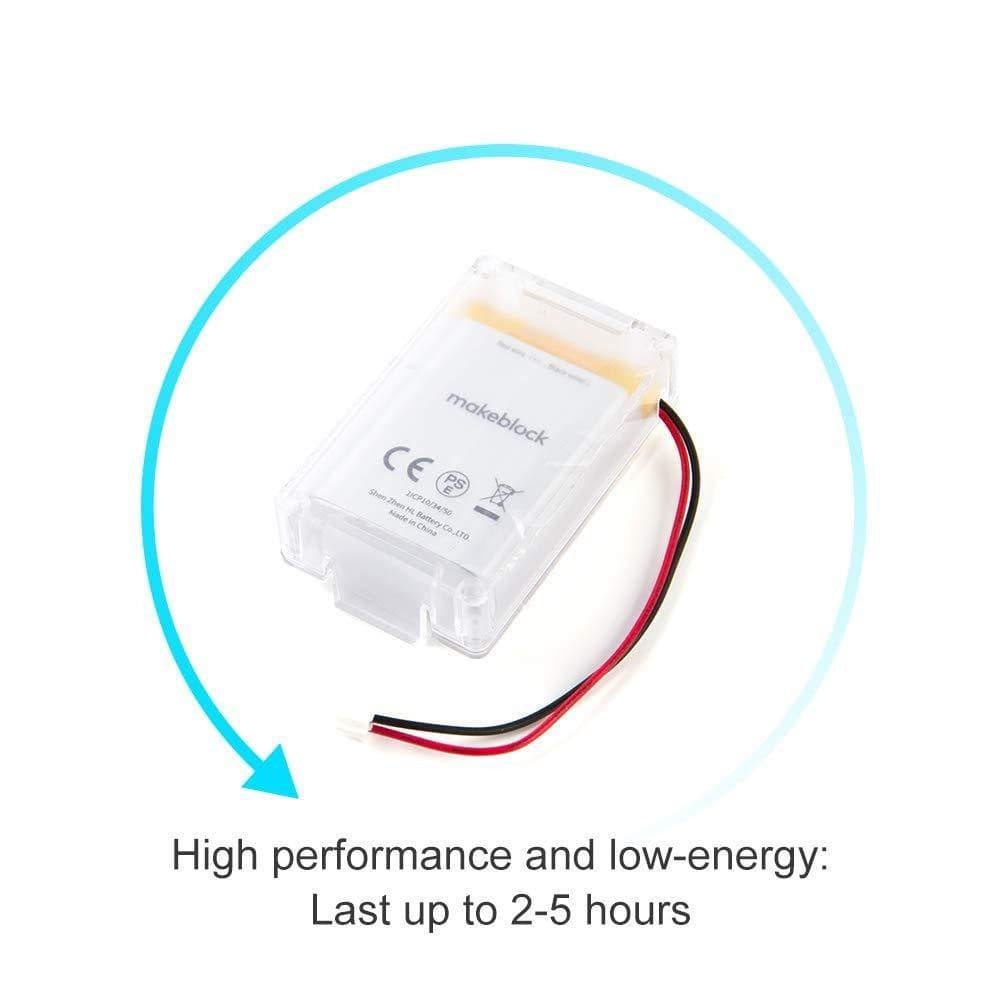 Rechargeable Li-polymer Battery for mBot Robot Kit – Makeblock
