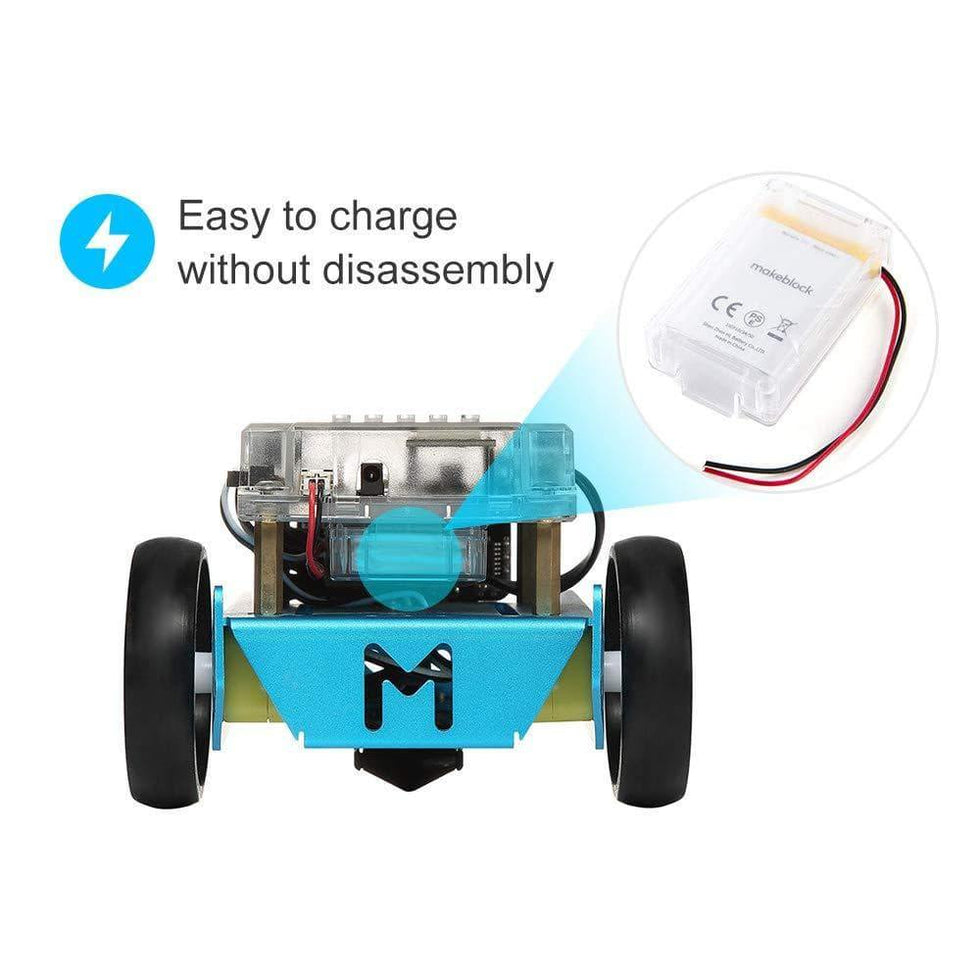 Rechargeable Li-polymer Battery for mBot Robot Kit – Makeblock